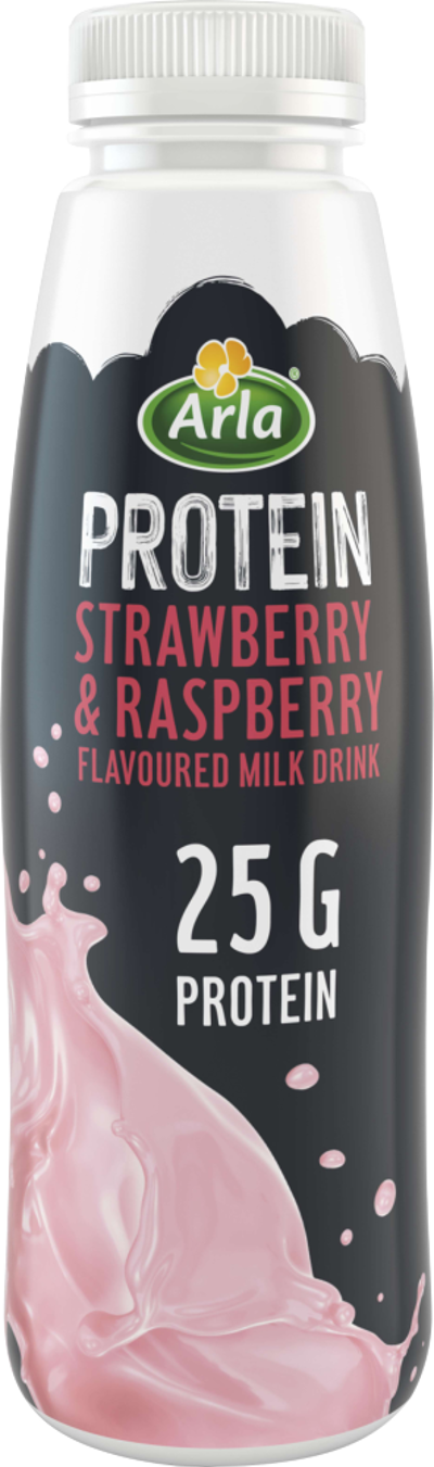 Arla Protein Arla Protein Strawberry & Raspberry Flavoured Milk Drink ...